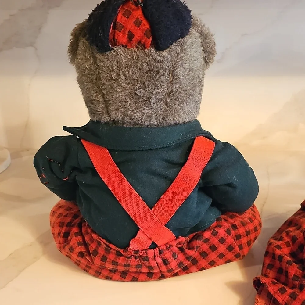 Sandy Ryl | Jackets & Coats | Sandy Ryl Signed Gray Plush Teddy Bear ...
